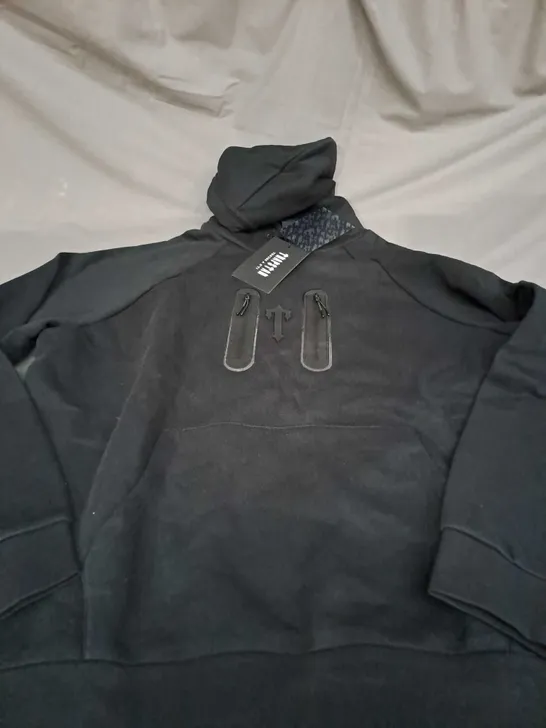 Lot 9002: TRAPSTAR IRONGATE T TECH ZIP TRACKSUIT IN BLACK - XL ...