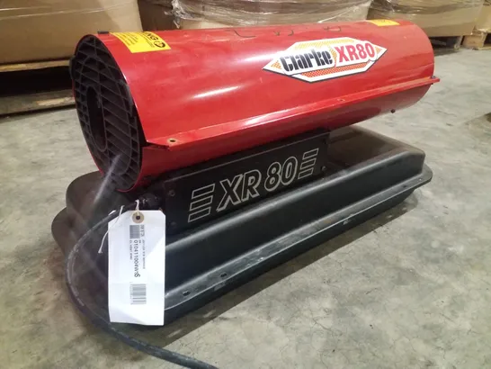Lot 2485: CLARKE XR80 20.5KW DIESEL INDUSTRIAL SPACE HEATER - 5000146 ...