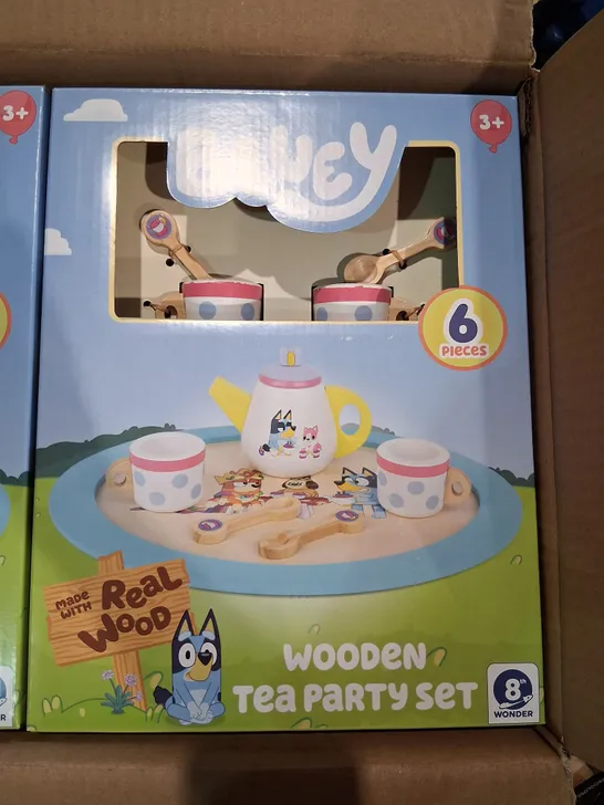 Lot 59: SIX BRAND NEW BOXED BLUEY WOODEN TEA PARTY SETS - 5311337 ...