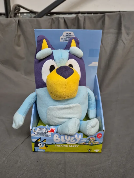 Lot 9053: TALKING BLUEY PLUSH TEDDY - 4992439 | Simon Charles Auctioneers