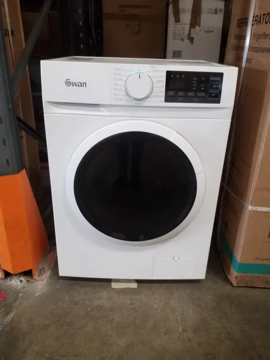 Lot 131: SWAN 8KG LOAD, 1400 SPIN FREESTANDING WASHING MACHINE - WHITE ...