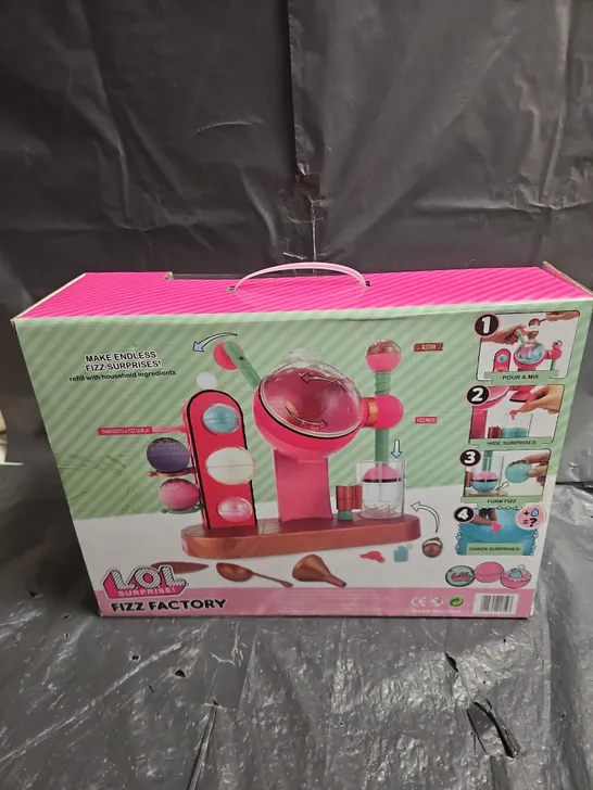 Lot 2061: L.O.L. SURPRISE! FIZZ FACTORY PLAYSET – BOXED - 5394731 ...