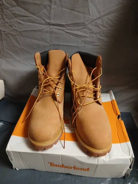 Lot 1047: TIMBERLAND PREMIUM 6-INCH LACE WATERPROOF BOOTS – WHEAT ...