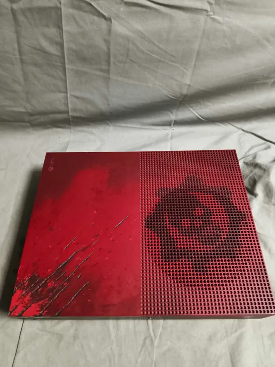 Lot 1991: XBOX ONE S SPECIAL EDITION CONSOLE - RED (GEARS OF WAR ...