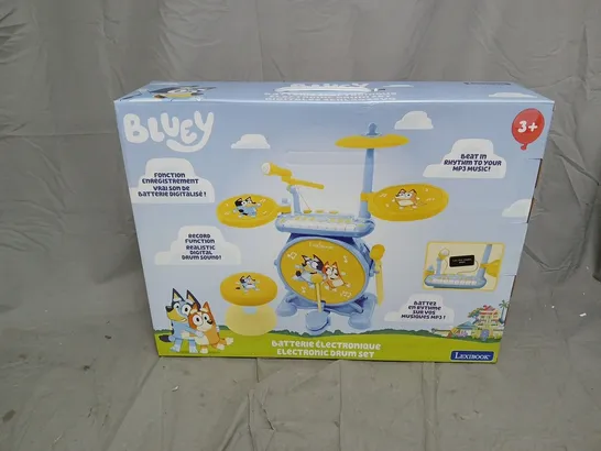 Lot 563: BOXED BLUEY ROCK BAND ELECTRONIC DRUM SET WITH SEAT - 5526307 ...