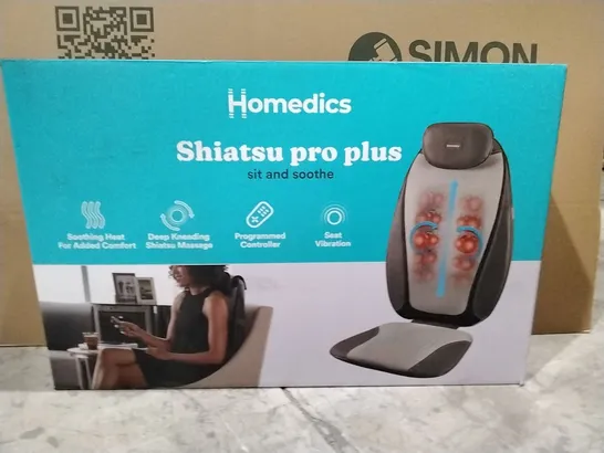 Lot 11204: BOXED HOMEDICS SBM-350H SHIATSU PRO PLUS MASSAGER - 5109121 ...