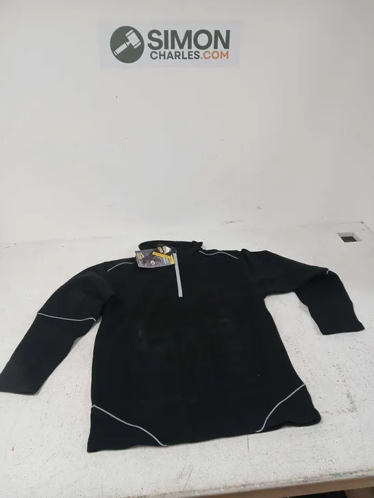 Lot 1125: ØRN WORKWEAR BLACK ZIP-FRONT TOP, XS (MEN'S) - 5756478 ...