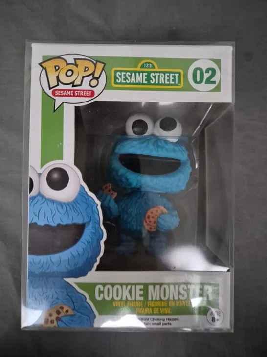 Lot 2004: FUNKO POP SESAME STREET - 01 - COOKIE MONSTER COLLECTIBLE ...