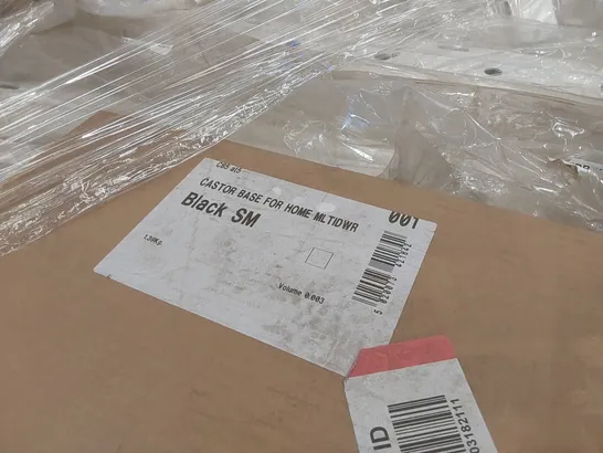 Lot 1005: PALLET CONTAINING A VERY LARGE QUANTITY OF WOODEN FURNITURE ...