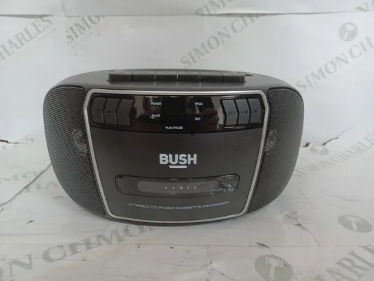 Lot 7117: BOXED BUSH CD/CASSETTE BOOMBOX WITH RADIO IN BLACK - 4855894 ...