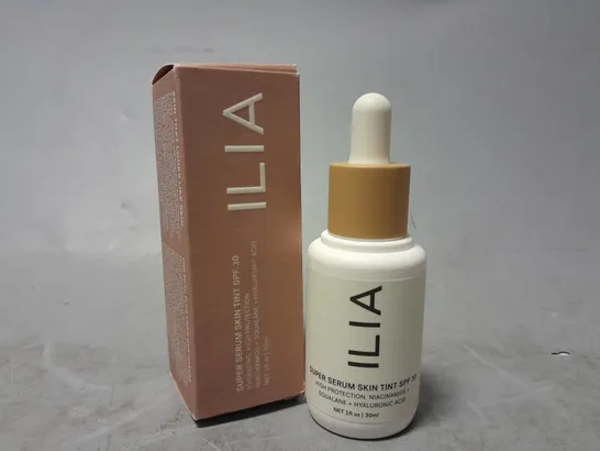 Lot 3112: BOXED ILIA BEAUTY SUPER SERUM SKIN TINT FOUNDATION SPF30 30ML #ST7 DIAZ - 5043821 ...