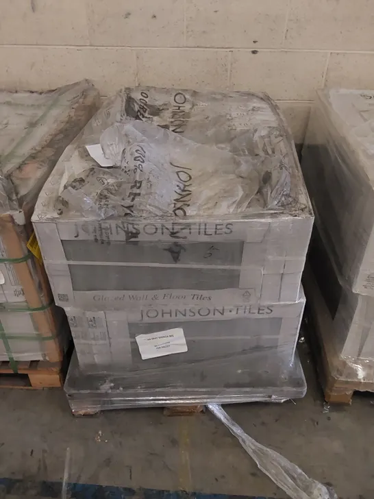 Lot 624: PALLET TO CONTAIN APPROX 40 X PACKS OF JOHNSON TILES SHERWOOD ...