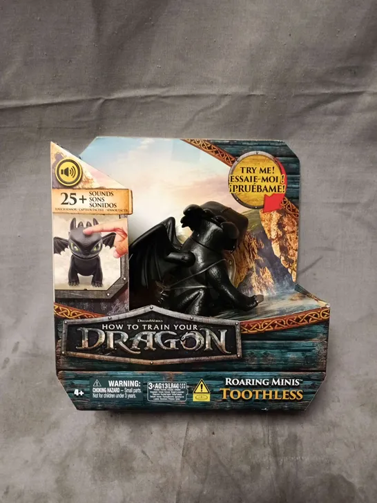 Lot 8089: DREAMWORKS HOW TO TRAIN YOUR DRAGON ROARING MINIS TOOTHLESS ...