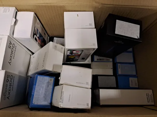 Lot 8290: BOX OF APPROXIMATELY 30 ASSORTED SAMSUNG PHONE BOXES ...