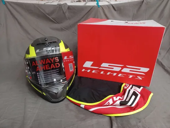 Lot 8610: BOXED LS2 FF390 BREAKER SPLIT MOTORCYCLE HELMET IN MATT ...