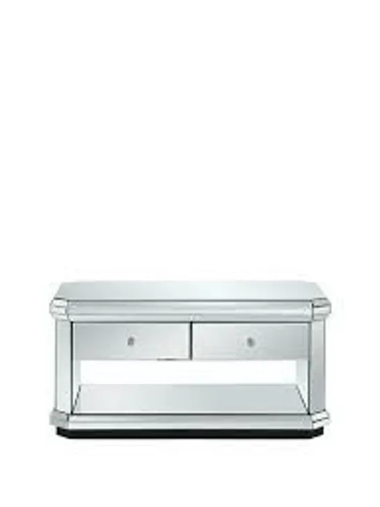 Lot 516: BOXED MIRRORED PLINTH COFFEE TABLE (1 BOX) RRP £319.99 ...
