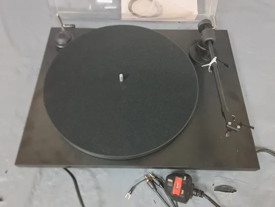 Lot 24: PROJECT PRIMARY E BLACK TURNTABLE - 5219165 | Simon Charles ...