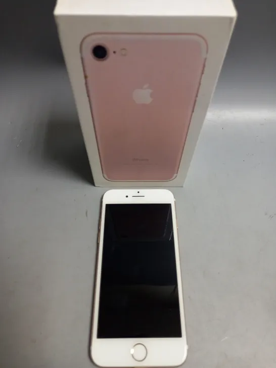 Lot 4418: BOXED IPHONE 7 PINK 32GB - 4698253 | Simon Charles Auctioneers