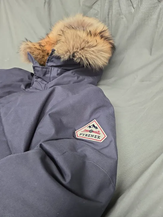 Lot 6109: PYRENEX FULL ZIP JACKET WITH FAUX FUR HOOD SIZE M - 4949416 ...