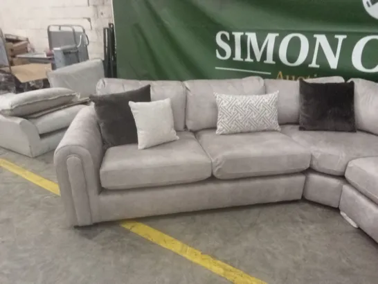 Lot 63: AMARA CORNER GROUP SOFA - STONE RRP £3399 - 5525204 | Simon ...