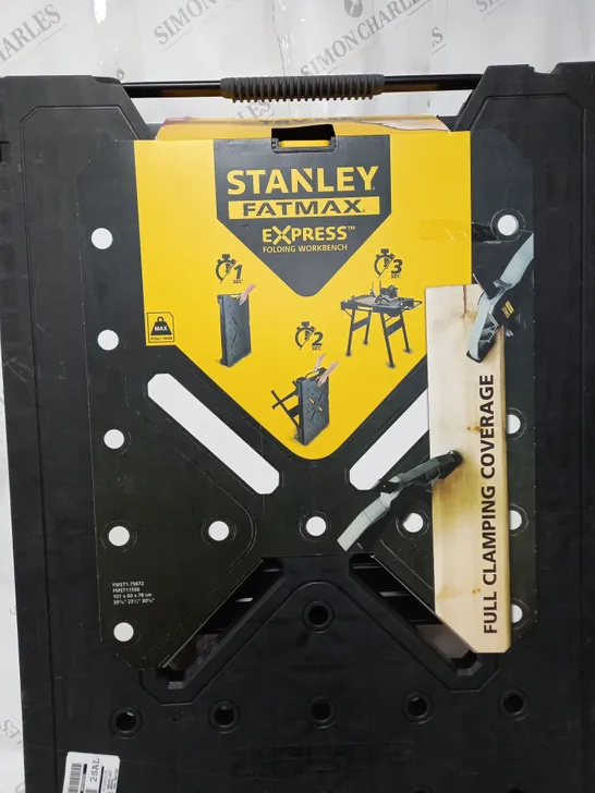 Lot 636: STANLEY FATMAX EXPRESS FOLDING WORK BENCH -BLACK - 4568787 ...