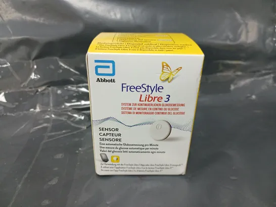 Lot 6209: BOXED AND SEALED ABBOTT FREESTYLE LIBRE 3 SENSOR - 4948443 ...