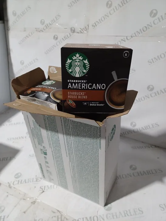 Lot 9078: BOX OF 6 PACKS OF 12 STARBUCKS AMERICANO HOUSE BLEND PODS ...
