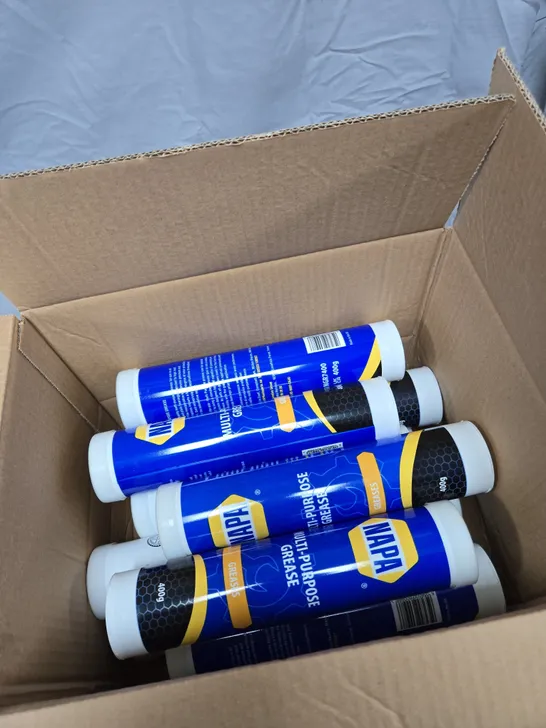 Lot 810: NAPA MULTI-PURPOSE GREASE 400G TUBES APPROXIMATELY 12 ITEMS ...
