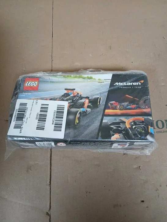 Lot 5672: BOXED LEGO SPEED CHAMPION 2023 MCLAREN F1 RACE CAR - 76919 ...