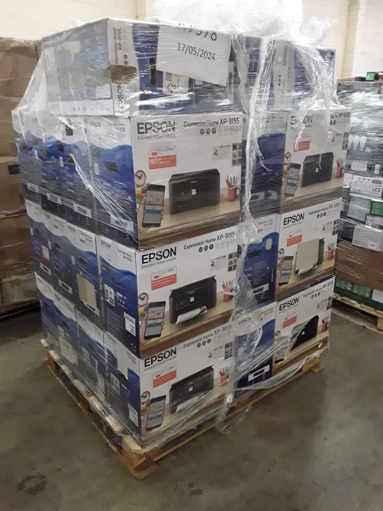 Lot 1031: PALLET OF APPROXIMATELY 35 BOXED EPSON EXPRESSION HOME XP ...