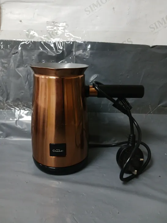 Lot 5108: HOTEL CHOCOLAT VELVETISER IN COPPER - 5108738 | Simon Charles ...