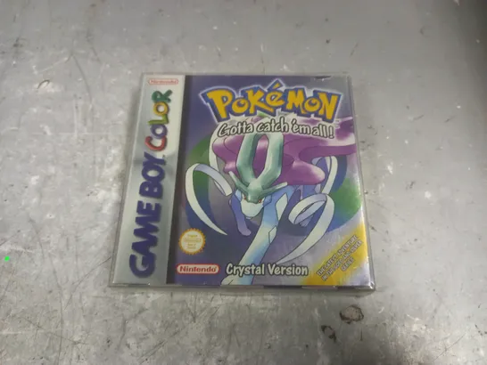 Lot 100: NINTENDO GAME BOY COLOUR POKEMON GOTTA CATCH THEM ALL CRYSTAL ...