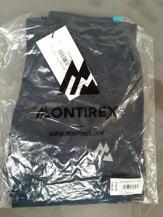 Lot 3264: MONTIREX VECTOR WOVEN PANTS IN MIDNIGHT BLUE SIZE SMALL ...