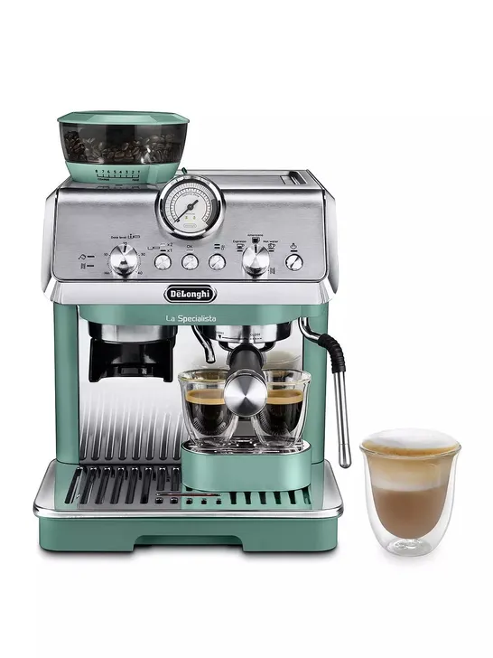 Lot 542: BOXED DELONGHI LA SPECIALISTA ARTE EC9155.GR MANUAL BEAN TO ...
