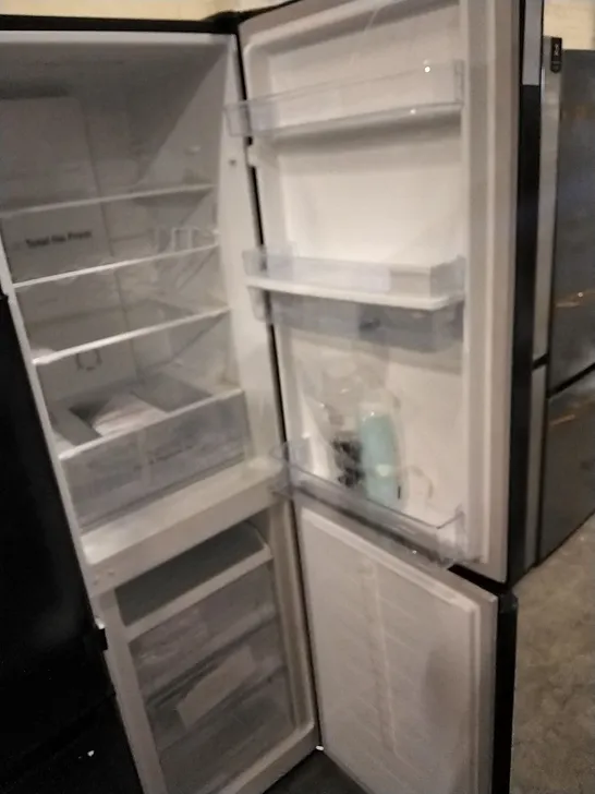 Lot 2237: HISENSE FREESTANDING 50/50CM FRIDGE FREEZER IN BLACK ...