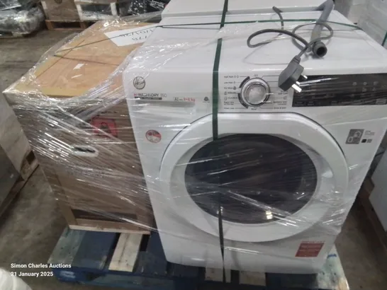 Lot 71: COMFEE FREESTANDING WASHING MACHINE 7KG WHITE, HOOVER WASHER ...