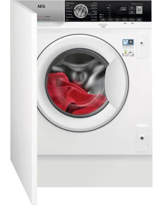 Lot 24: AEG BUILT-IN WASHER DRYER 7/4KG L7WE7631BI WHITE - 5144945 ...