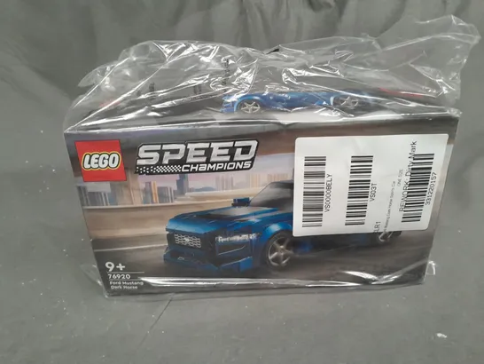 Lot 3088: LEGO SPEED CHAMPIONS FORD MUSTANG DARK HORSE SPORTS CAR RRP £ ...