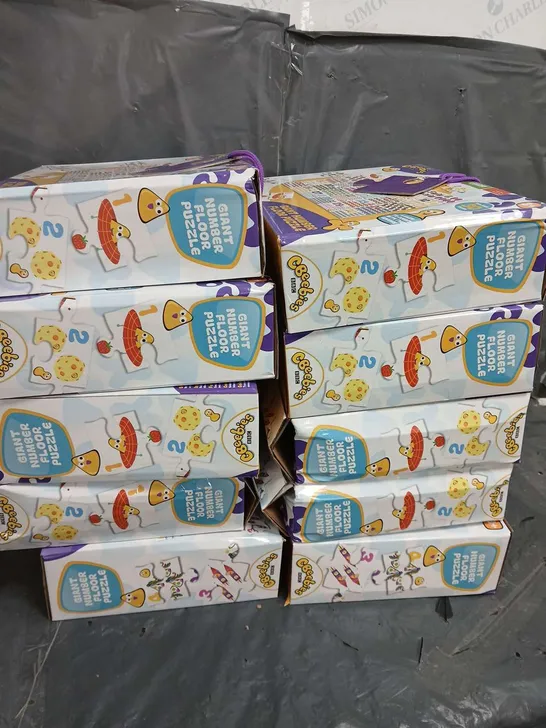 Lot 8439: 10 BOXED CBEEBIES GIANT NUMBER FLOOR PUZZLE - 5059139 | Simon ...