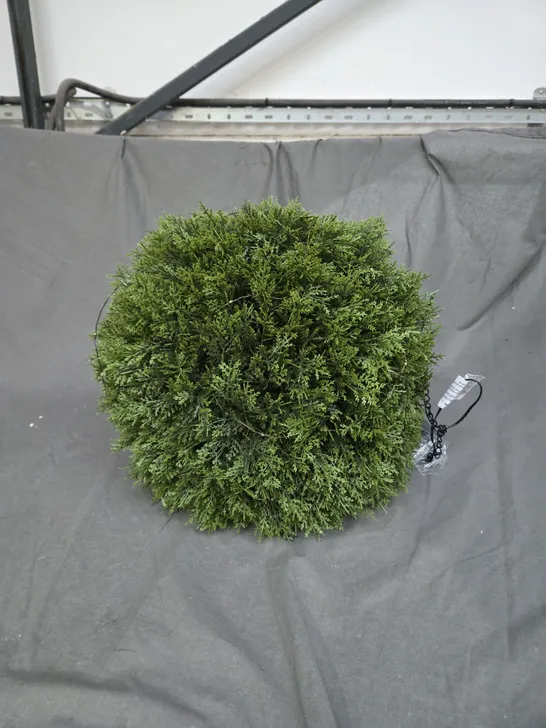 Lot 4335: PRE LIT CONIFER HANGING BALL OUTDOOR CHRISTMAS DECORATION RRP ...