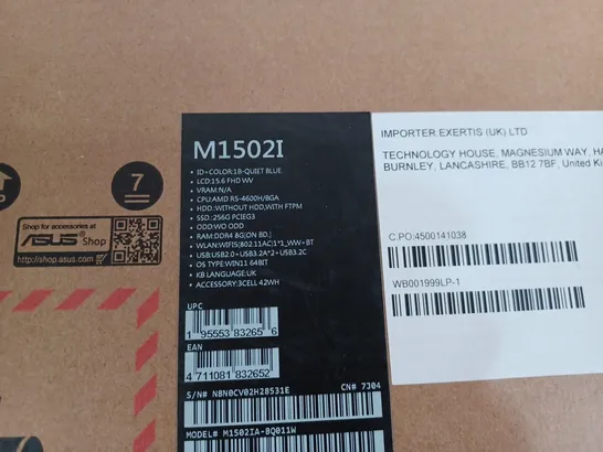 Lot 533: ASUS M15021 VIVOBOOK LAPTOP - 4380961 | Simon Charles Auctioneers
