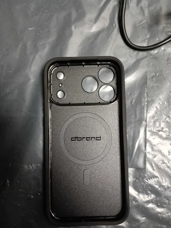 Lot 530: DBRAND BLACK MOBILE PHONE CASE WITH CIRCULAR BACK RING ...