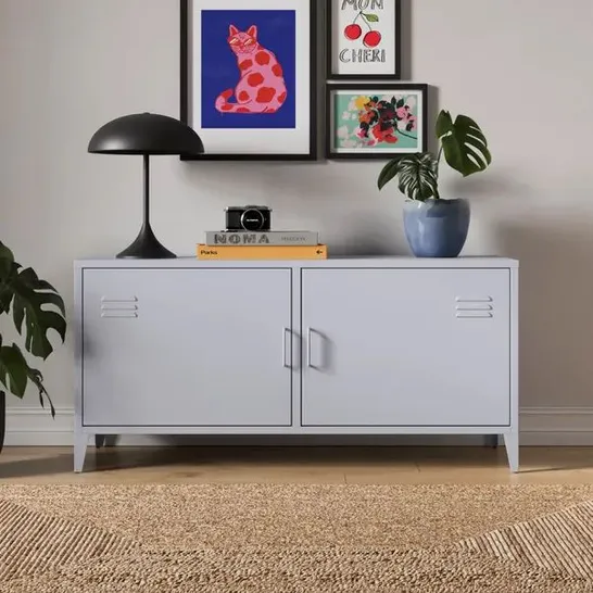 Lot 113: BOXED HELGA METAL LOW SIDEBOARD - AIR (1 BOX) - 5145207 ...