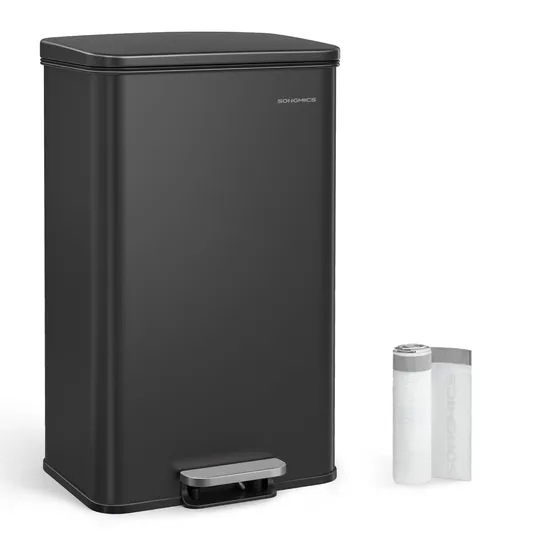 Lot 1333: BOXED SONGMICS KITCHEN BIN, 10.5 GALLON (40L) RUBBISH BIN ...