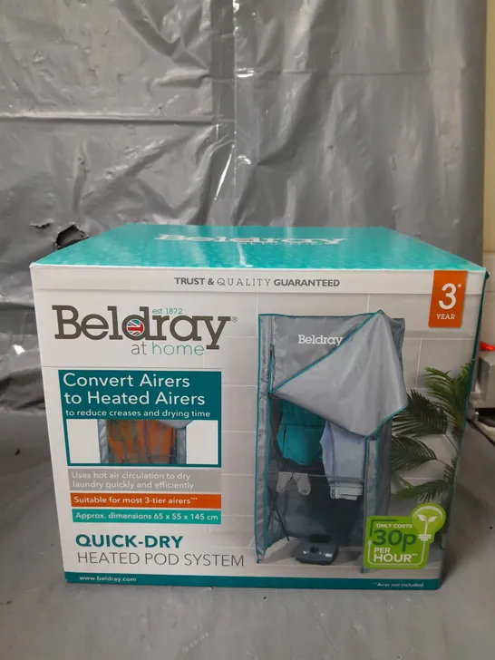 Lot 1481: BELDRAY AT HOME QUICK DRY HEATED POD SYSTEM - 4982693 | Simon ...