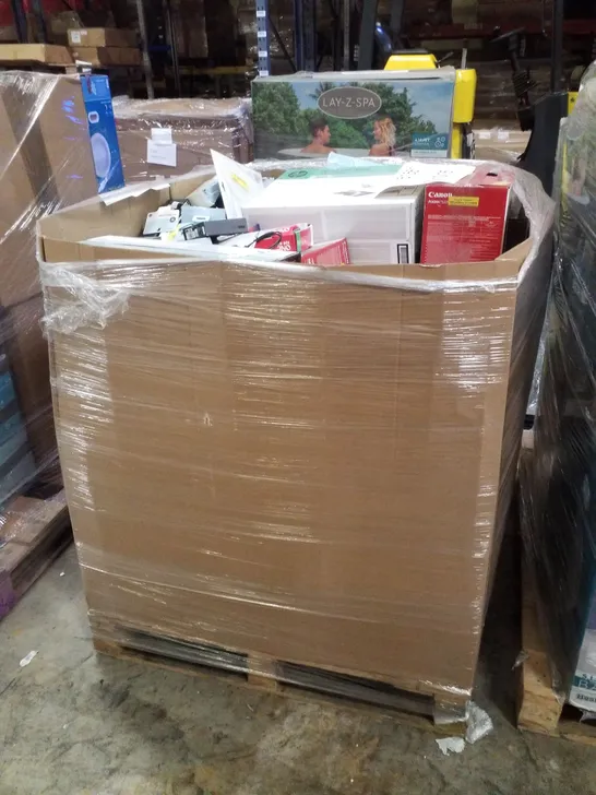 Lot 715: PALLET CONTAINING ASSORTED ELECTRICAL PRODUCTS INCLUDING CANON ...