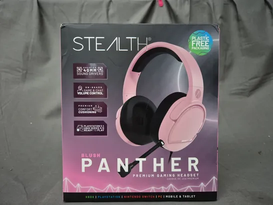Lot 1432: BOXED STEALTH PANTHER PERFORMANCE GAMING HEADSET FOR XBOX ...