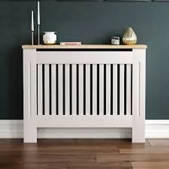 Lot 574: BOXED VIDA ARLINGTON RADIATOR COVER, MEDIUM - WHITE (1 BOX ...