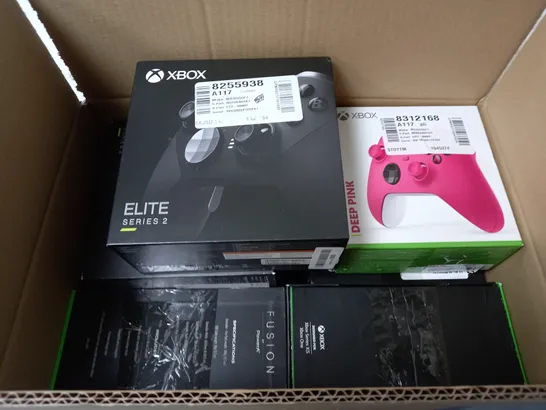 Lot 9210: BOX OF 10 ASSORTED XBOX CONTROLLERS TO INCLUDE - ELITE SERIES ...