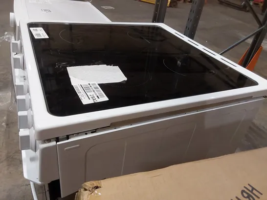 Lot 301: SWAN SX16730W 60CM WIDE DOUBLE OVEN ELECTRIC COOKER WITH ...